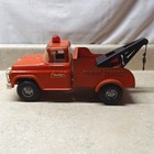 Vintage Buddy L Towing Service Truck, Red, Wrecker, Pressed Steel 14 ...
