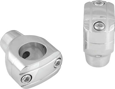 2" Grooved Chrome Risers | eBay