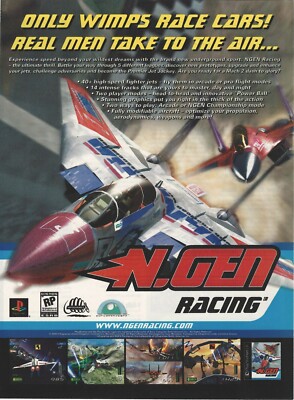 NGEN Racing Print Ad/Poster Art Playstation PS1 | eBay