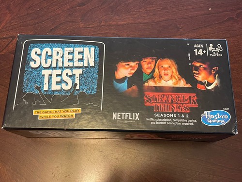 Stranger Things Screen Test Game Seasons 1 &2 Play While You Watch ...