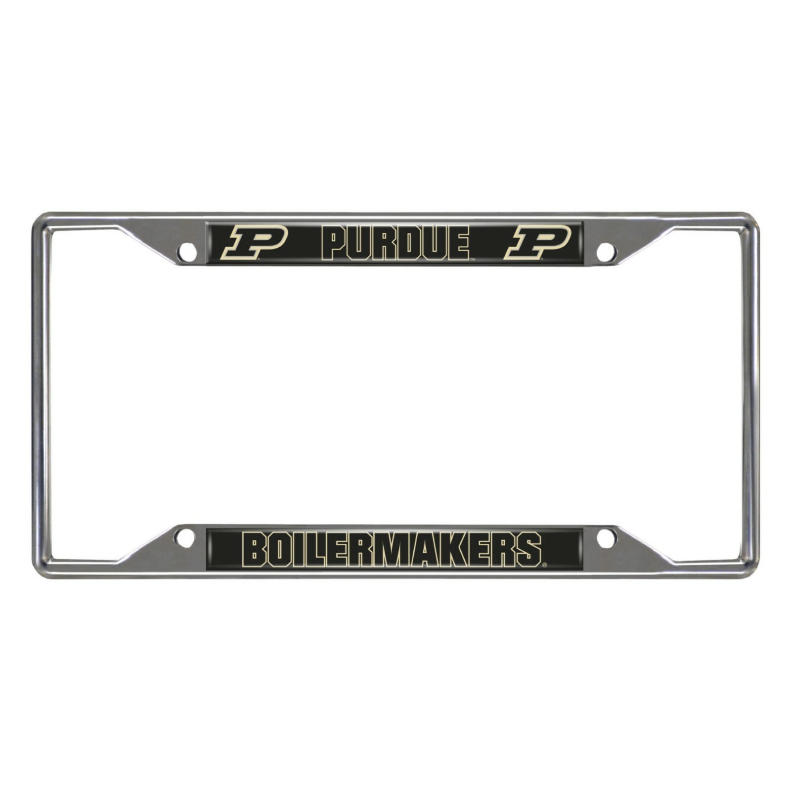 Fanmats NCAA Purdue Boilermakers Chrome Metal License Plate Frame | eBay