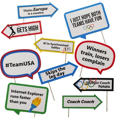 Sports Party Photo Booth Props - Sports Themed Party Decorations ...