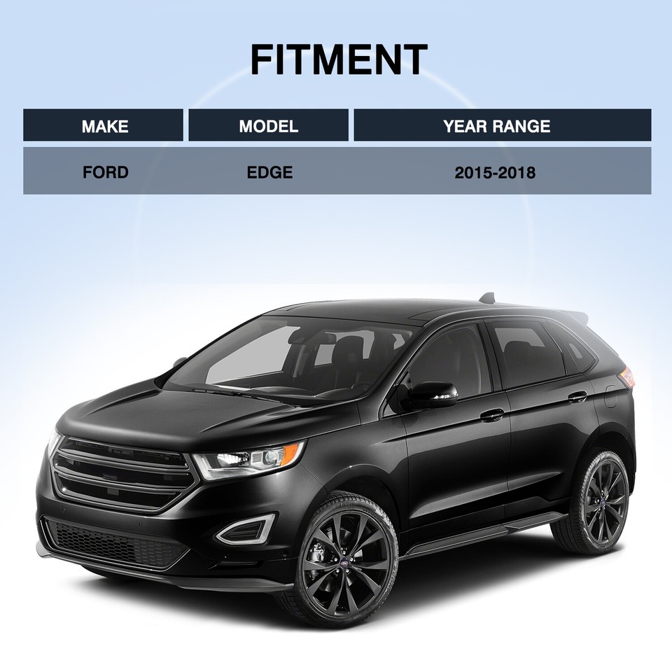 [Halogen Type]For 2015 2016 2017 2018 Ford Edge Projector Headlights ...