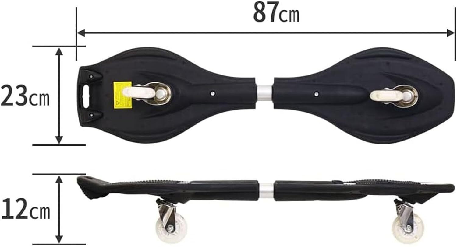 Waveboard Ripstick Street Surfing Snake Caster Skate Board 360 Degree ...