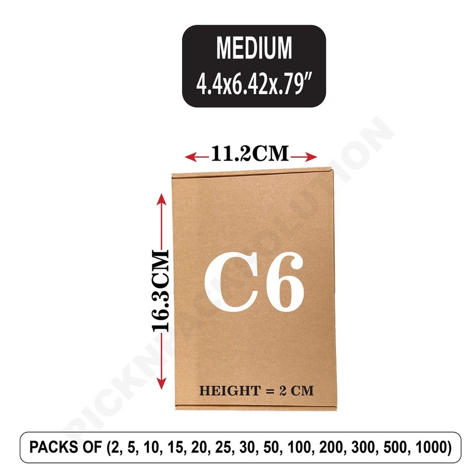 STRONG MAILING BOXES LARGE LETTER PIP CARDBOARD POSTAL BOXES MINI/C7 C6 ...