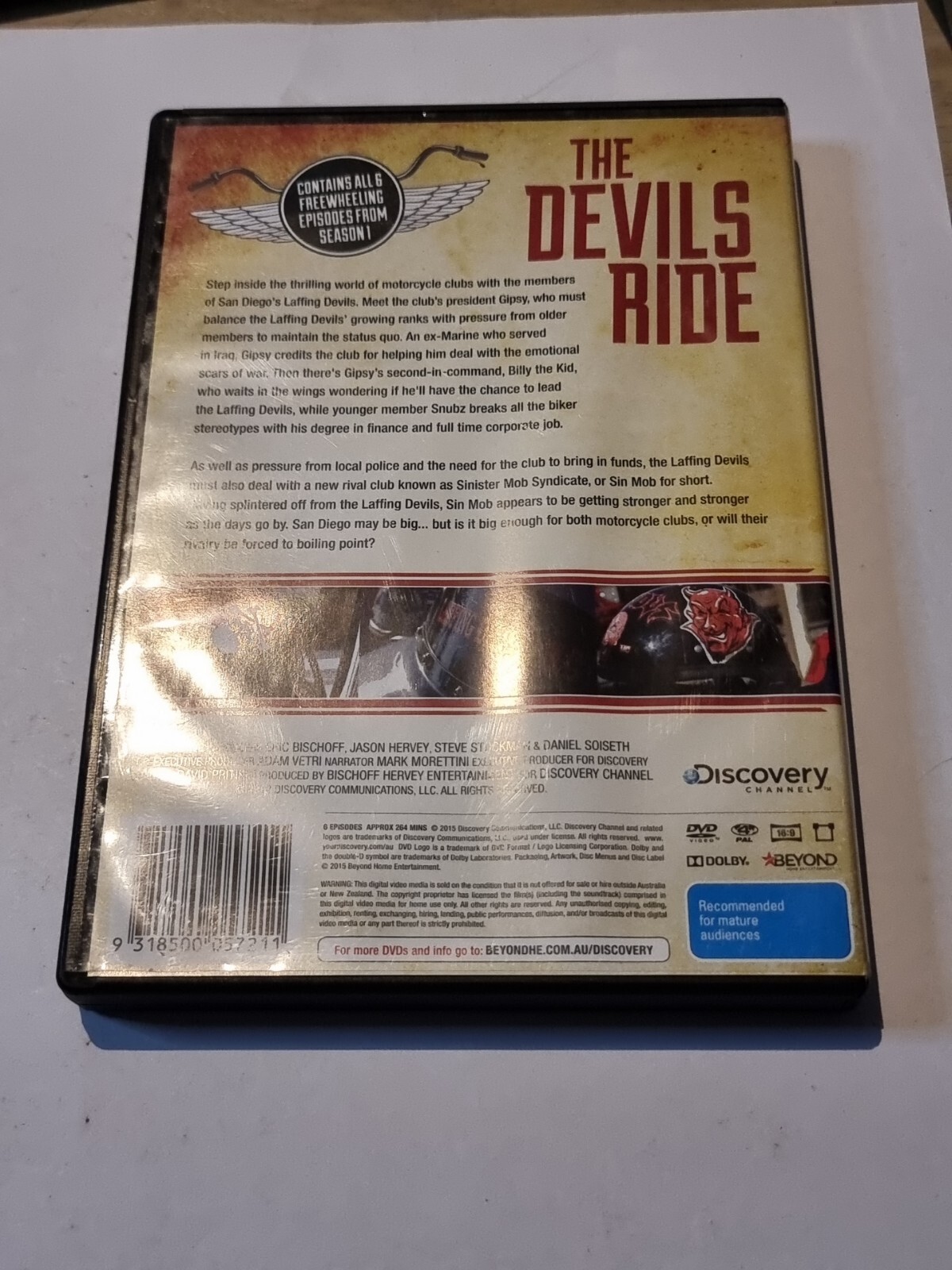 THE DEVILS RIDE: THE BROTHERHOOD (DISCOVERY CHANNEL) (2012) cp82 9318500057211 | eBay