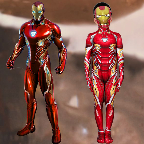 Avenger Alliance 3cos Iron Man Children's Skin-tight Garment Cosplay ...