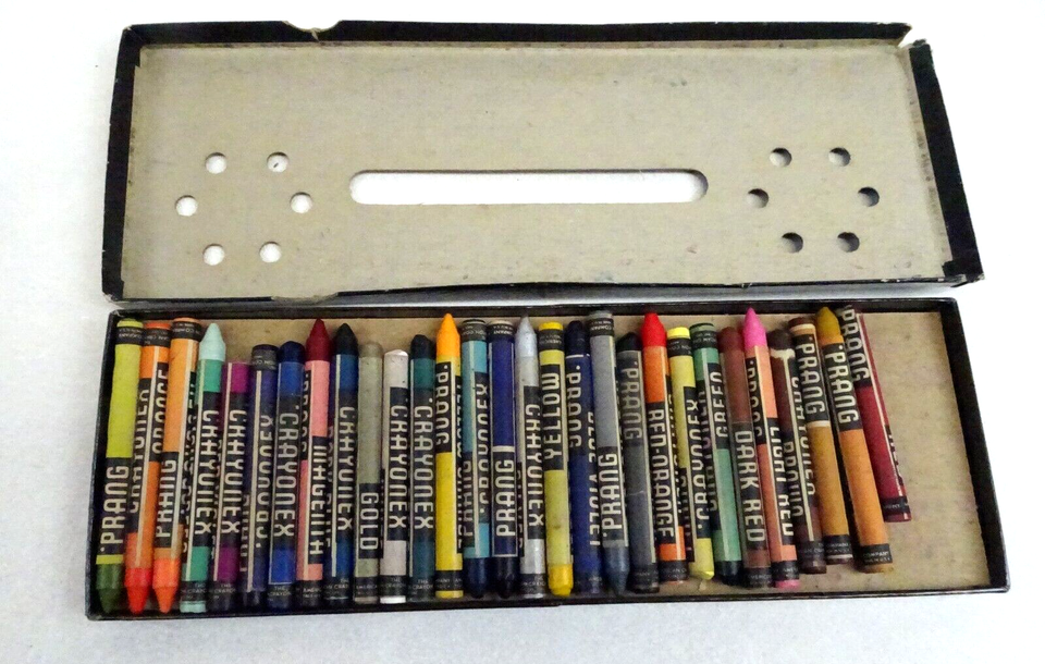Crayonex 32 Colors No 326 Prang Crayons--29 Total-- U.S.A. Vintage | eBay