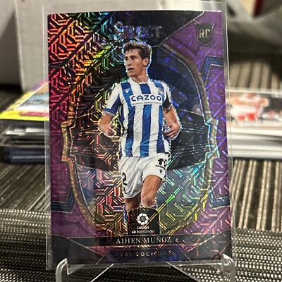 2022-23 Panini Select La Liga Terrace Purple Mojo Prizm Aihen Munoz #76 ...