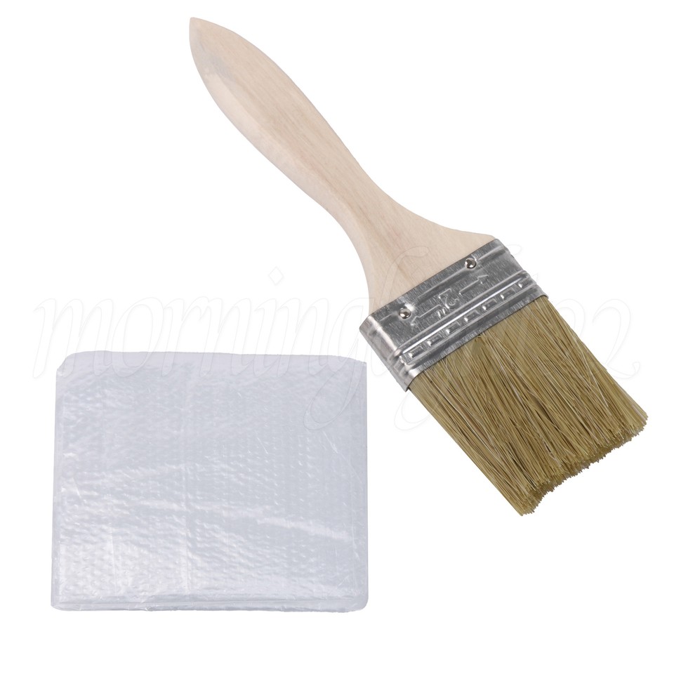 Flat Paint Brush 2inch with Plastic Apron 35inch for Housework Tools ...