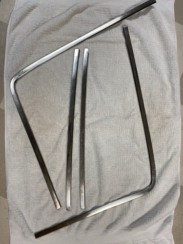 1968 1969 1970 amc javelin amx rear window moulding set stainless steel ...
