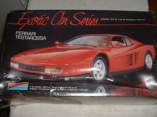 Monogram Exotic Car Series Model Kit 1:12 Scale Ferrari Testarossa ...