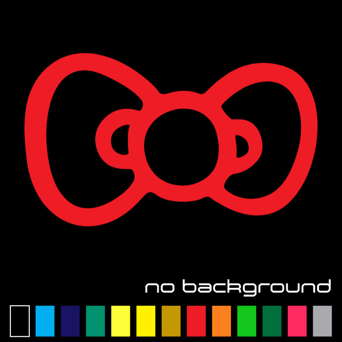 Hello Kitty Red Bow Background