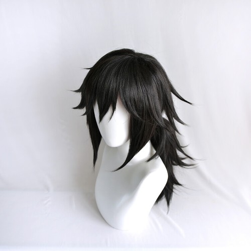Demon Killer Kimetsu no Yaiba Giyu Tomioka Role Play Wig Black | eBay
