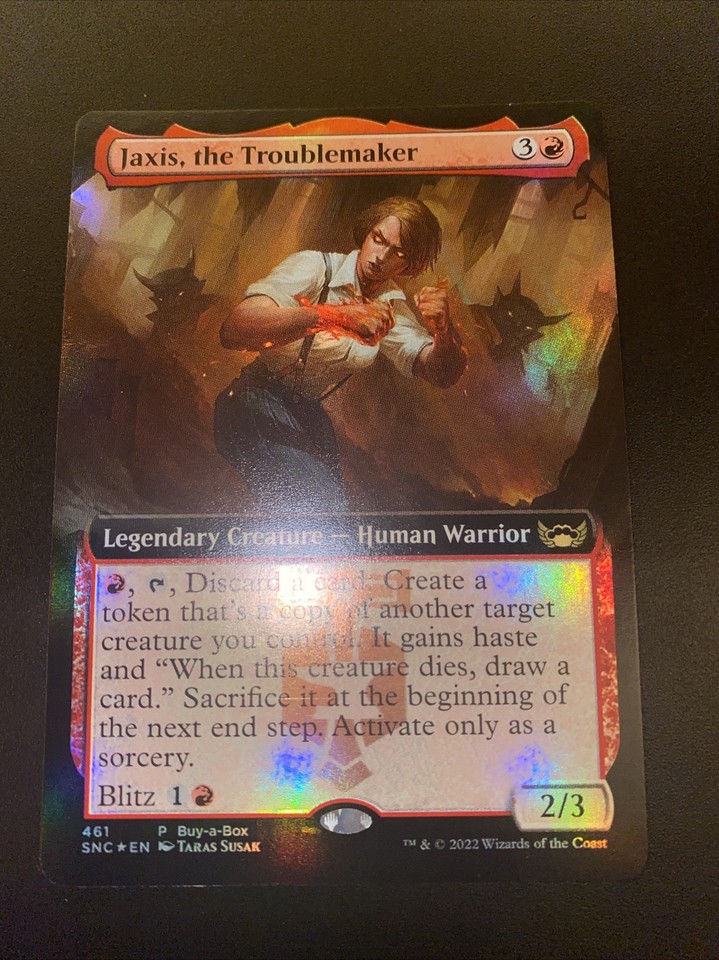 FOIL Jaxis, The Troublemaker #461 MTG Streets Of New Capenna Buy a Box ...
