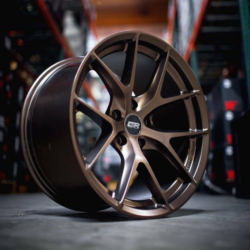 18x9.5 ESR RF02 RF2 5x114.3 +22 Matte Bronze Wheels 18 Inch Rims Set 4 ...