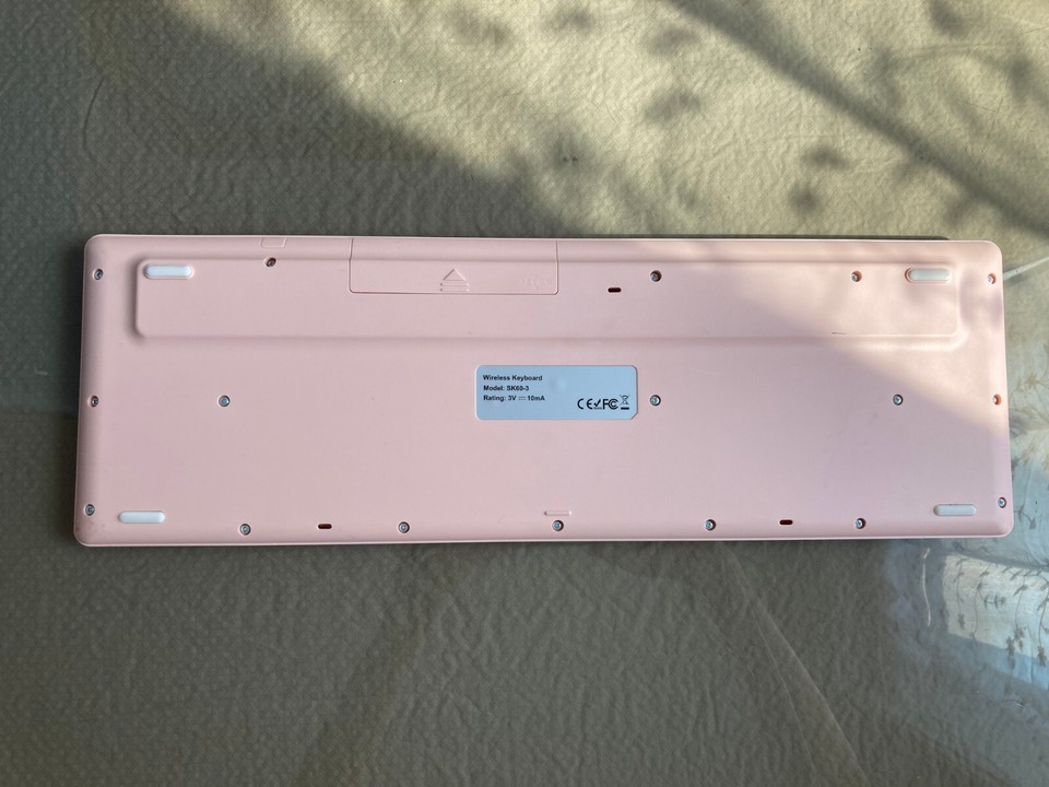 Pink Wireless Keyboard SK60-3, No Mouse | eBay
