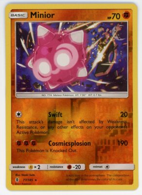 Pokemon Minior 77/145 Reverse Holo Rare Guardians Rising NM/MT | eBay