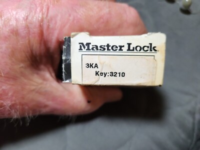 MASTER KEYS FOR 3210 LOCK (2 KEYS) | eBay