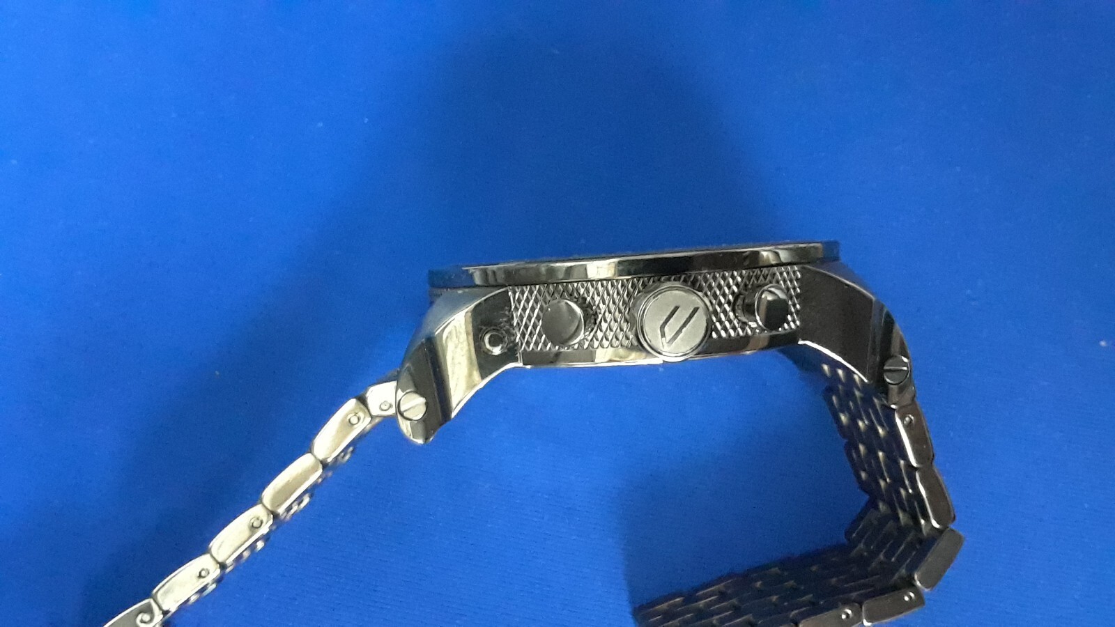 Diesel+DZ7247+Mr+Daddy+Chronograph+4+Time+Zones+Stainless+Steel+Men%E2 ...