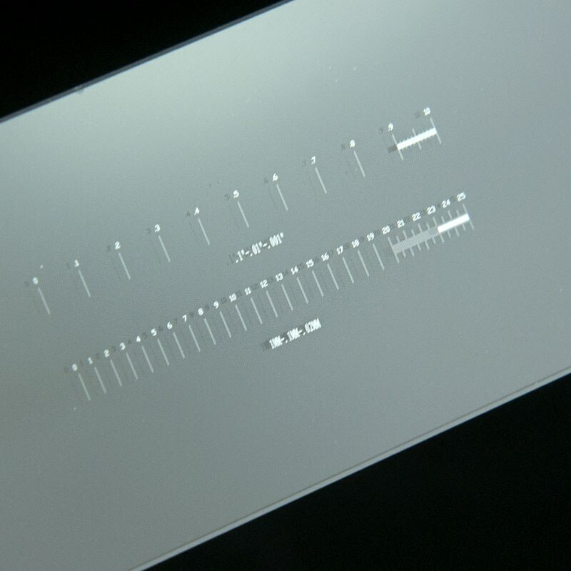 Multifunctional Micrometer Graticule Calibration Slide Microscope ...