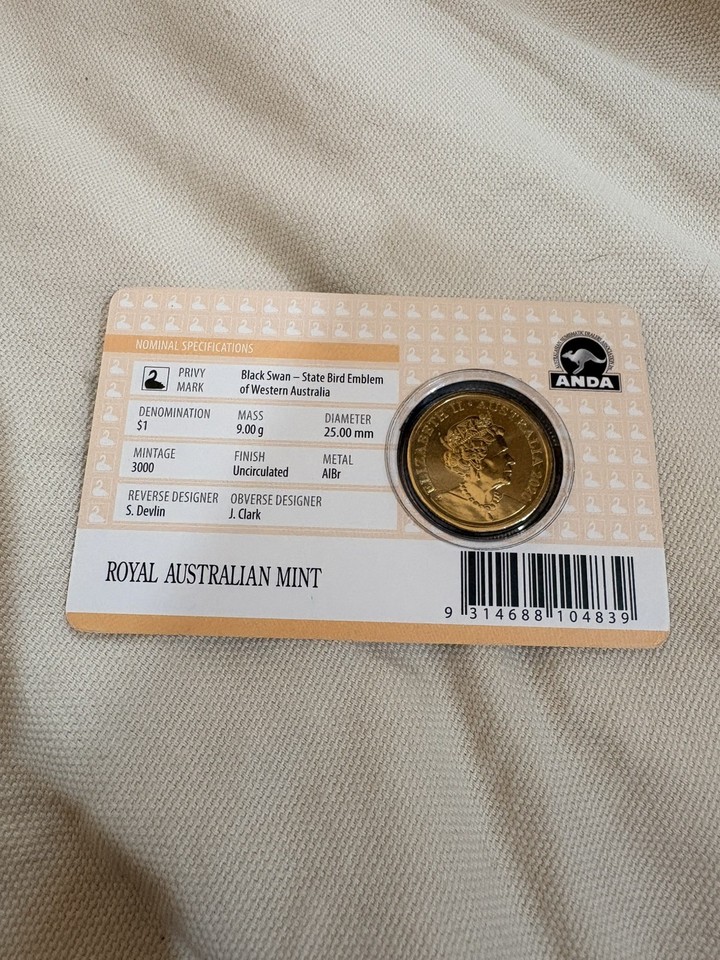 2020 $1 Mob of Roos - 'Black Swan' Privy Mark - Uncirculated Coin ...