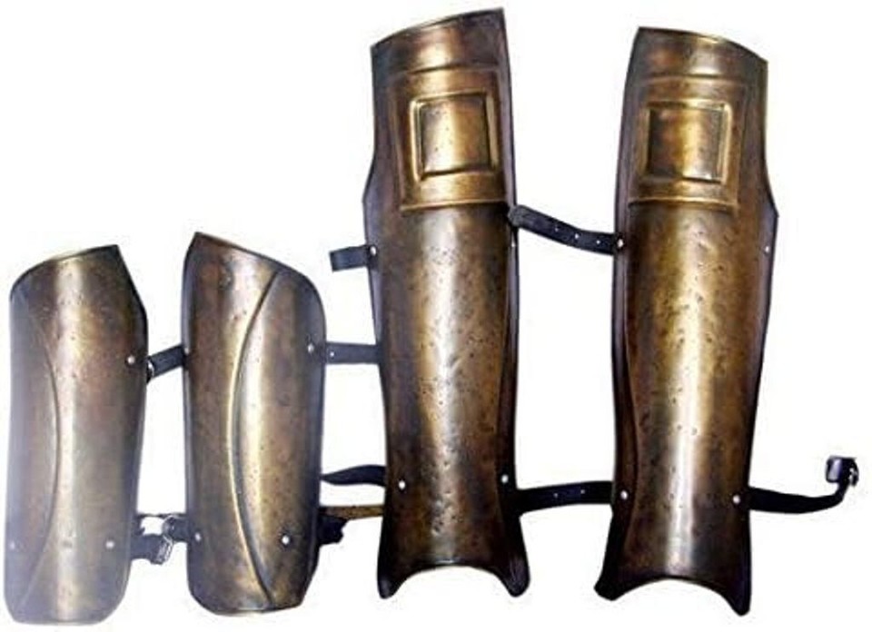 Gladiator Movie Props Medival Replica Props - Spartan 300 Leg And Arm ...