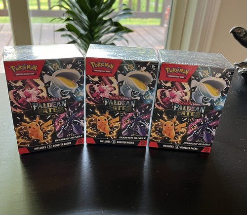 Pokemon TCG Paldean Fates Booster Bundle Box - Lot of (3) | eBay
