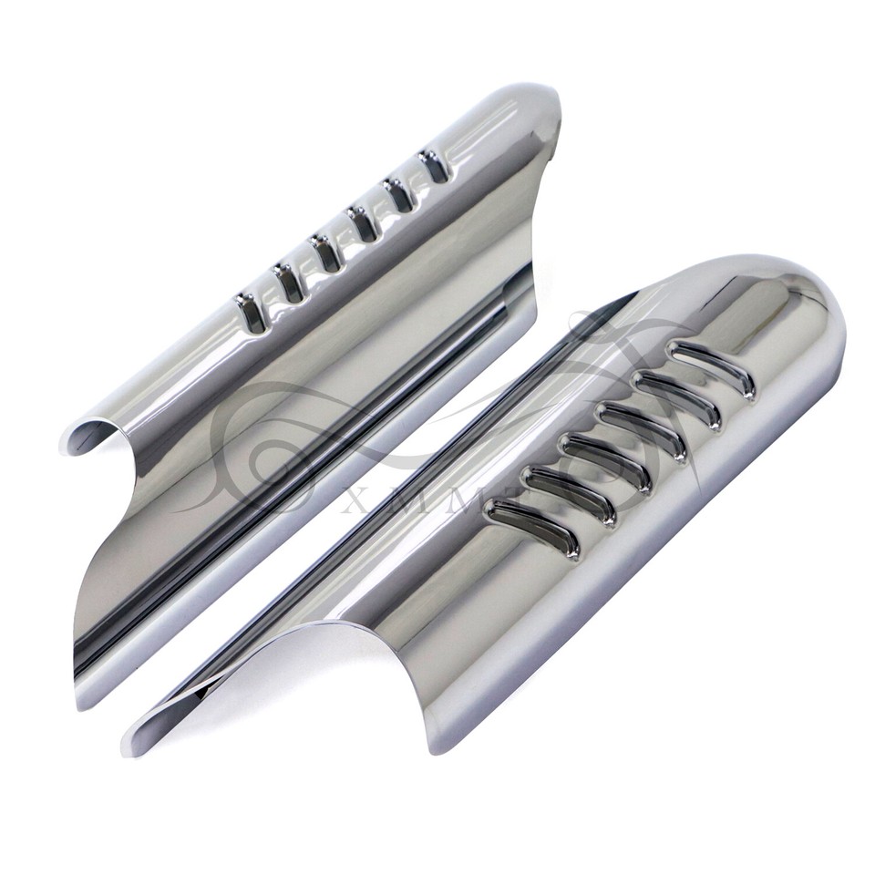 Chrome Lower Fork Leg Cover For Harley Electra Tri Glide FLHT FLHTCUTG ...