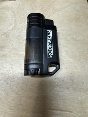 Rockwell Quad Jet Butane Torch Cigar Lighter - Black - New | eBay