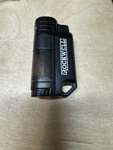 Rockwell Quad Jet Butane Torch Cigar Lighter - Black - New | eBay
