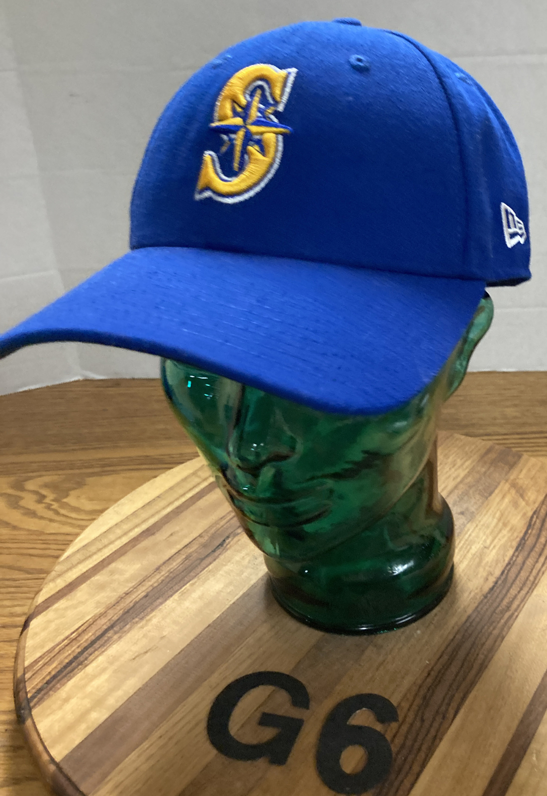 NEW ERA SEATLLE MARINERS HAT THROWBACK LOGO BLUE STRA… - Gem