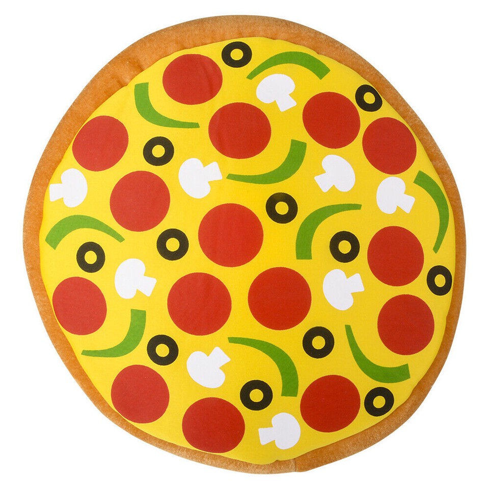 15" PIZZA HAT - Cheese Pepperoni Pie Cap Food-Prop-Halloween Funny ...