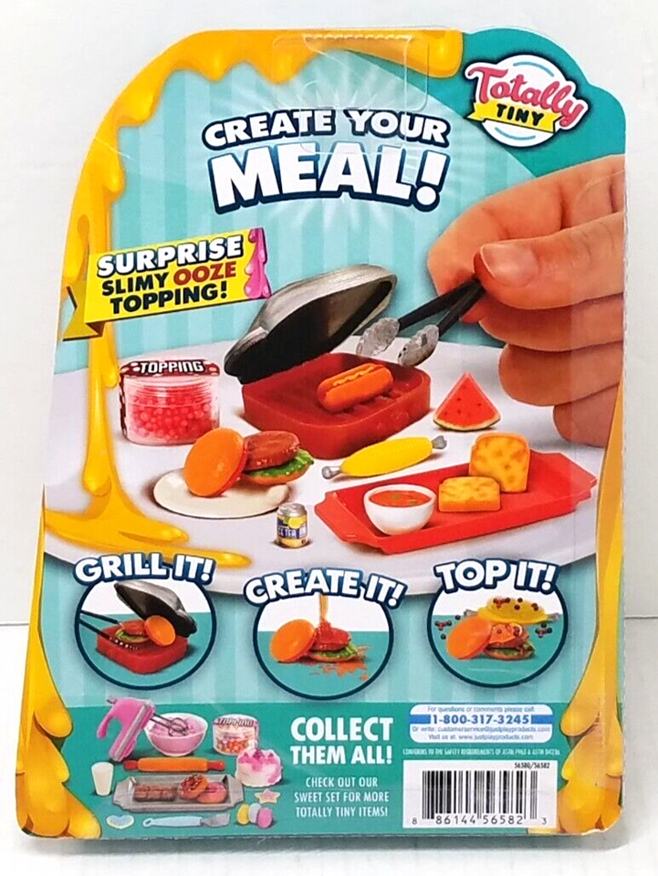 Totally Tiny Miniature GRILLING Cookout Camping Mini Food Play Set 16 ...