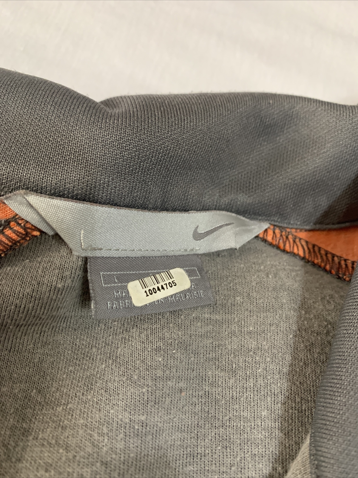 Vintage Nike Zip Up Track Jacket Color Blocked Size Large Grey Tag Bin ...