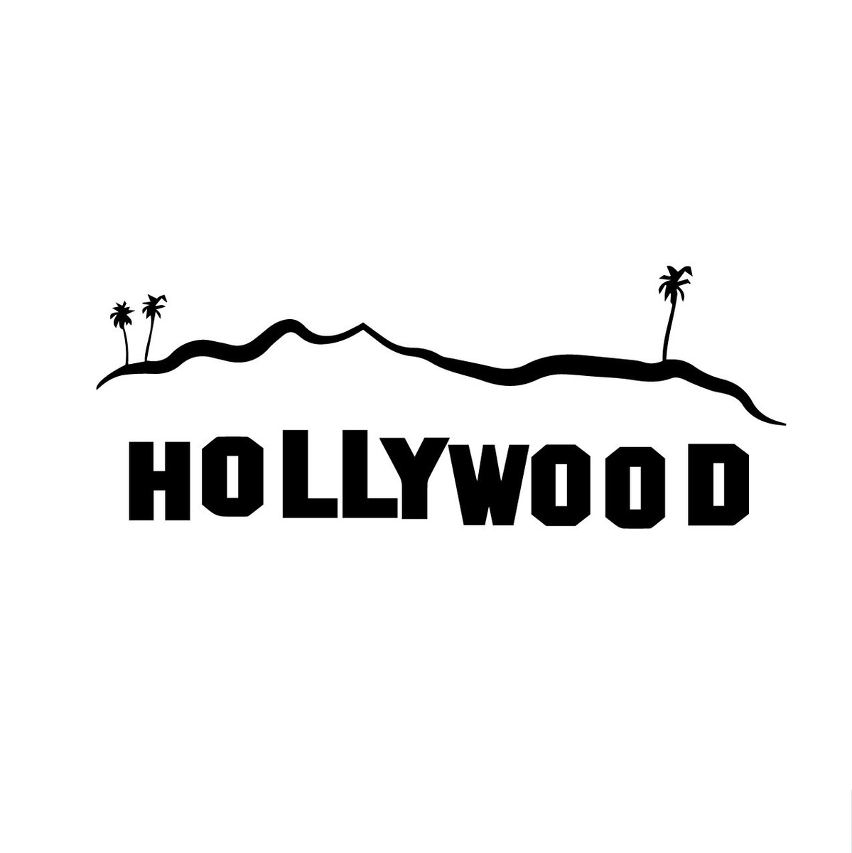 Hollywood Sign Vector