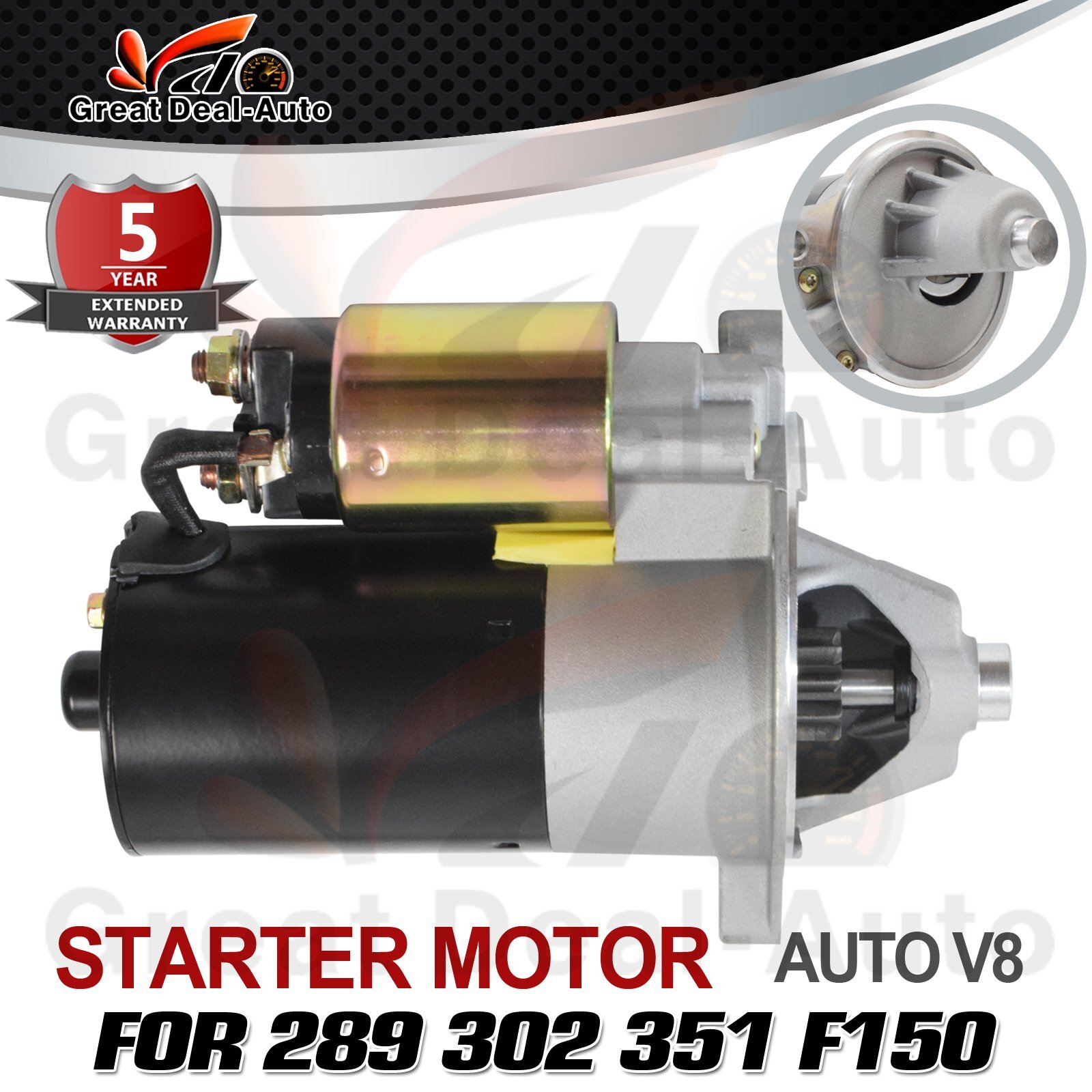 Brand New Starter Motor for Ford 289 302 351 Cleveland Clapper Windsor V8 Auto | eBay