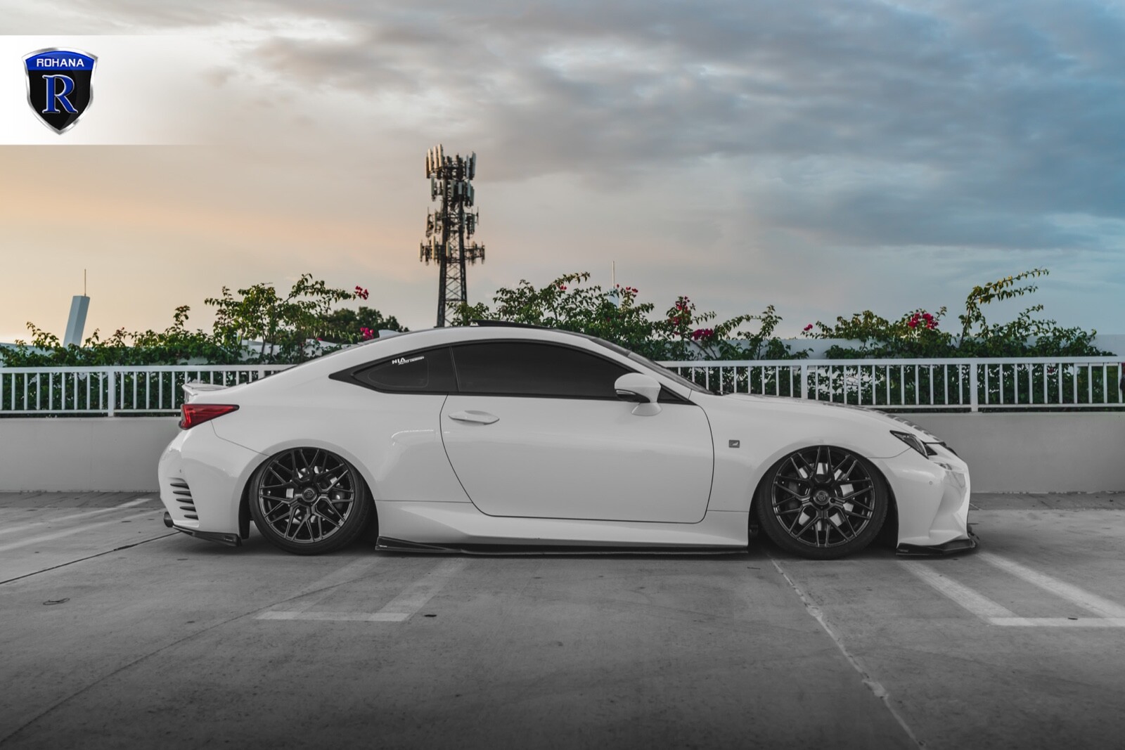 20” ROHANA RFX10 GLOSS BLACK RIMS WHEELS FOR LEXUS RC350 RC-F LC500 LC ...