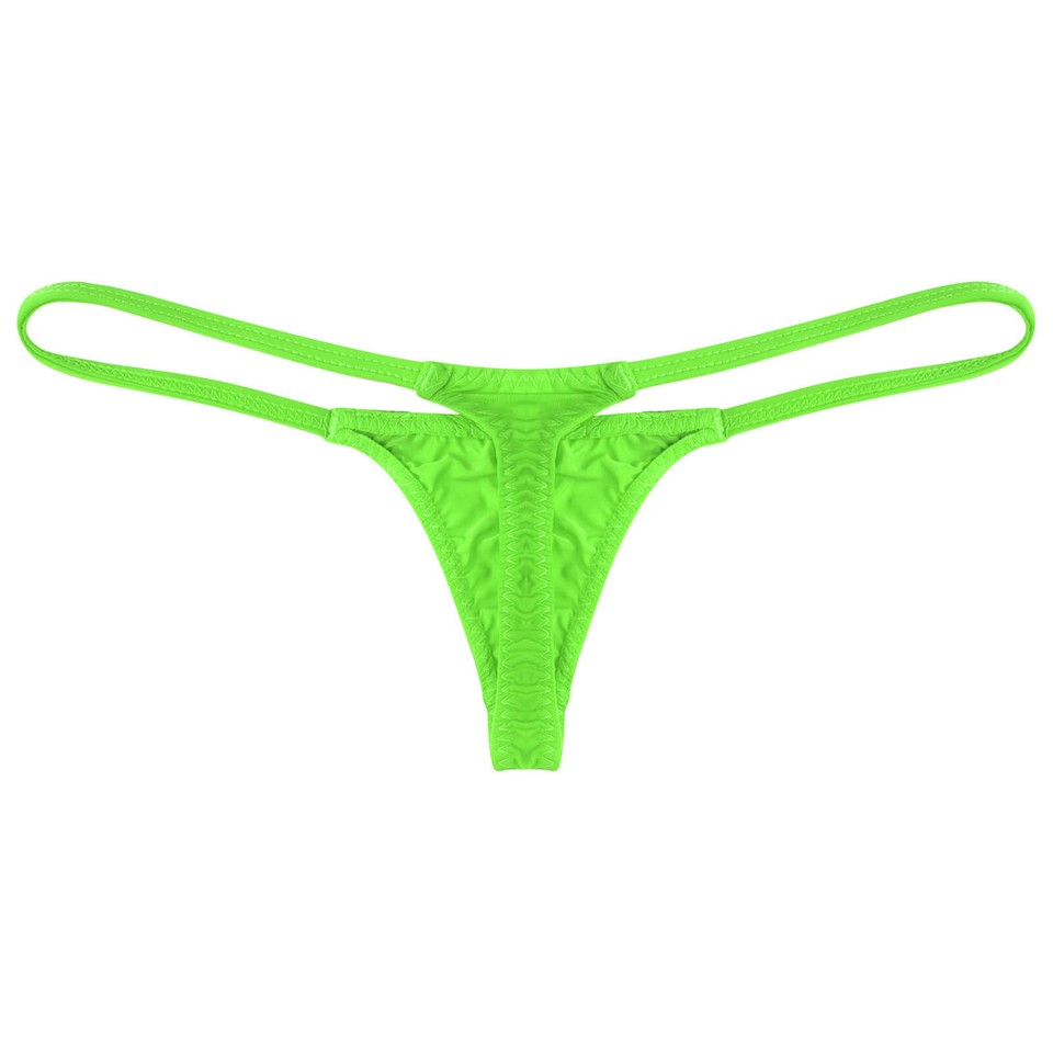 Men's Mesh Sheer G-String Underwear Sexy Low Rise Pouch T-back Thongs ...