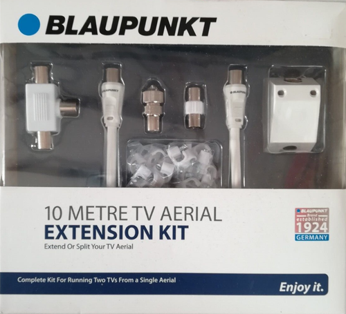 BLAUPUNKT - 10 Metre TV Aerial Extension Kit or Split Your TV Aerial ...