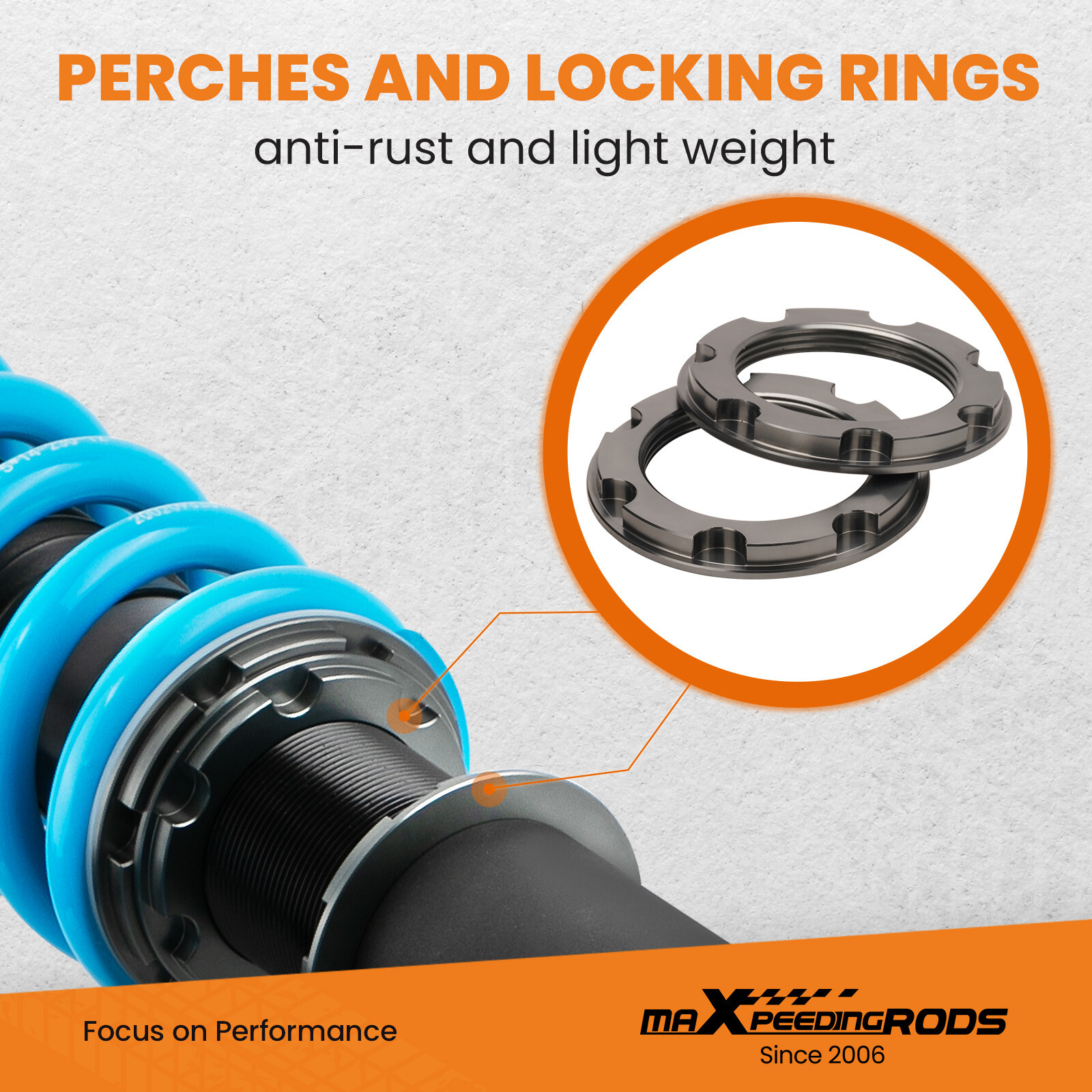 MaXpeedingrods Adjustable Coilovers Suspension For Lexus GS300 GS400 ...