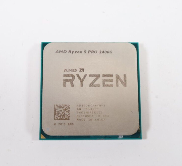 AMD Ryzen 5 PRO 2400G 3.6GHz Quad Core AM4 4MB 65W Processor ...