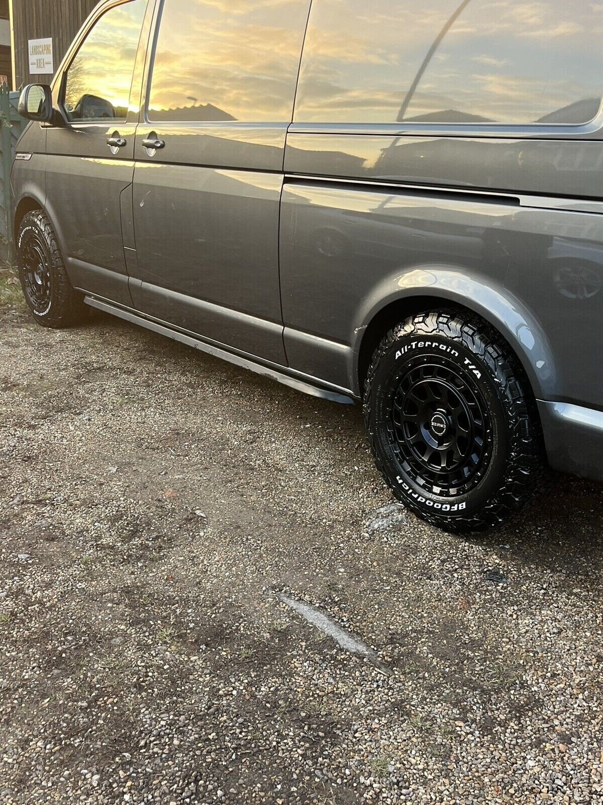 16" Black Swamper Alloy Wheels Fits Mercedes Sprinter 6 Stud only 6x130 ...