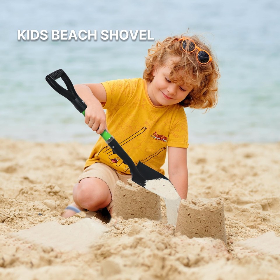 WIKER Beach Shovel,Kids Shovels for Digging,Short Handle Metal Shovel,Small S... | eBay