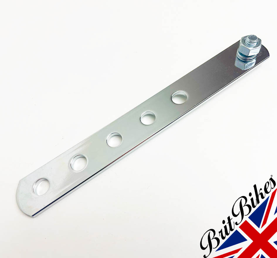 UNIVERSAL CHROME PLATED MOTORBIKE EXHAUST SILENCER MOUNTING BRACKET 8 ...