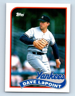 1989 Topps Traded Dave LaPoint New York Yankees #67T | eBay