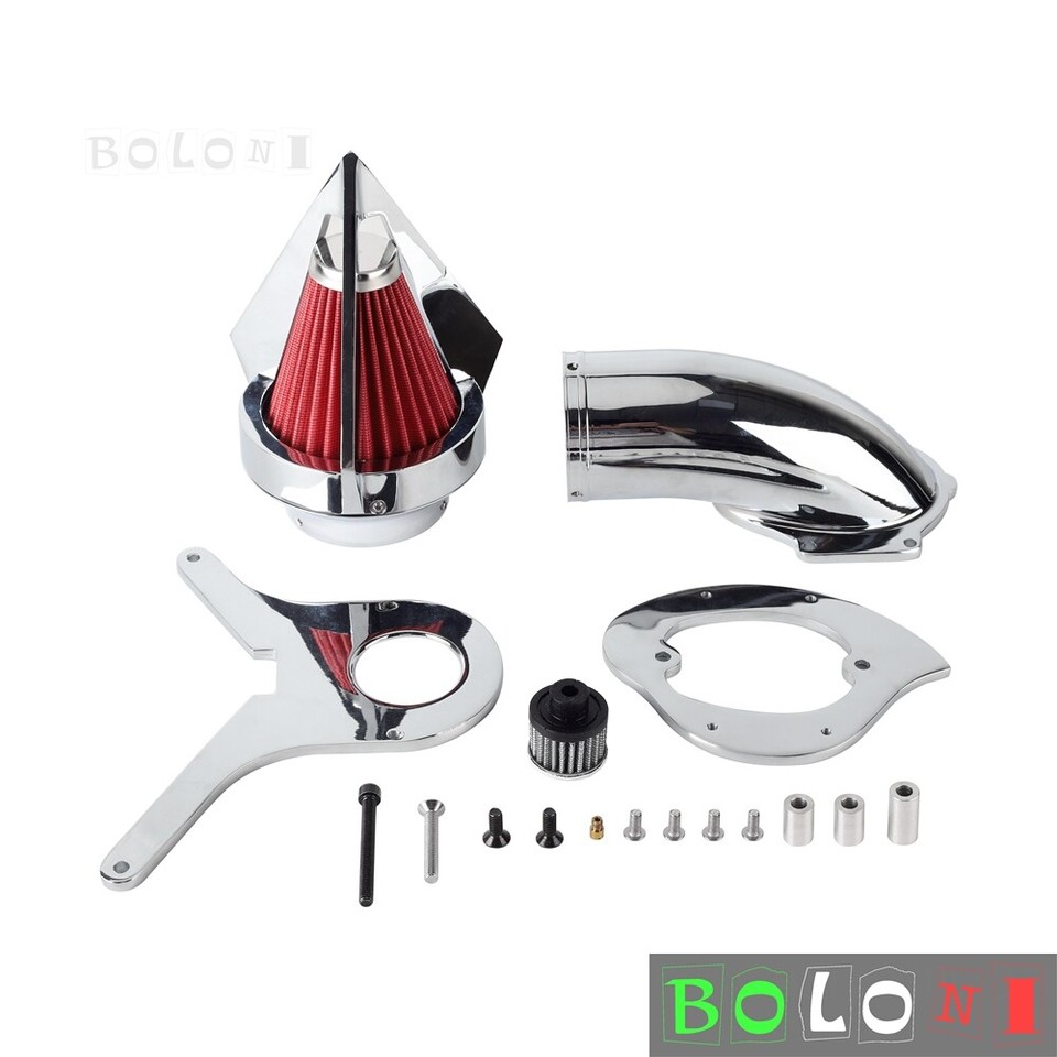 Chrome Spike Air Intake Filter Cleaner For Honda Shadow Aero 750 VT750 ...