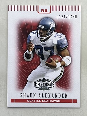 Shaun Alexander 2007 Topps Triple Threads /1449 #28 NFL Seattle ...