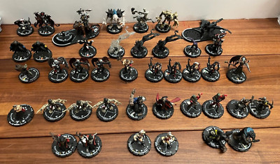Large Lot of 40 Mage Knight Miniatures Necropolis Sect & Dark Crusaders ...