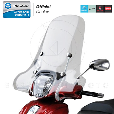 PARABREZZA PARAVENTO ORIGINALE PIAGGIO BEVERLY 125-300-350 SPORT ...
